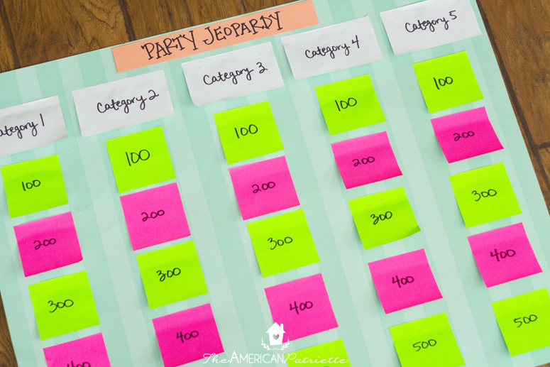 Category Ideas For DIY Trivia Or Jeopardy Games with Free Game Category Ideas For DIY Trivia Or Jeopardy Games with Free Game